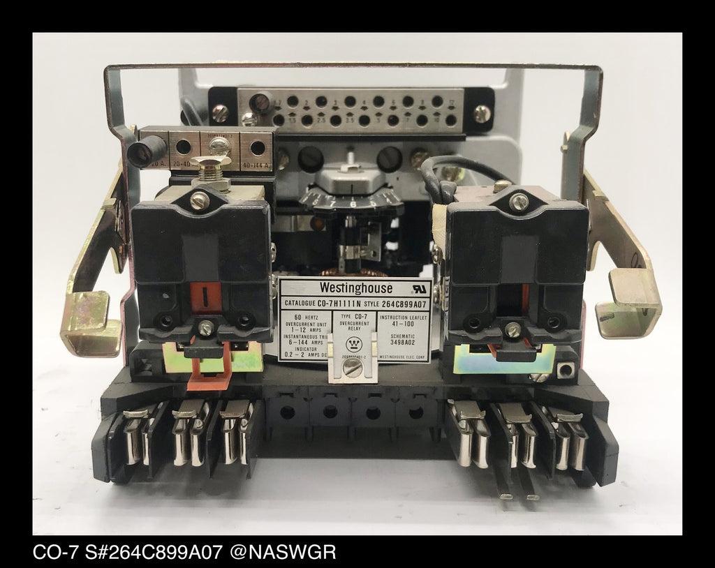 Westinghouse CO-7H1111N Overcurrent Relay - 1/12 Amp — North American ...