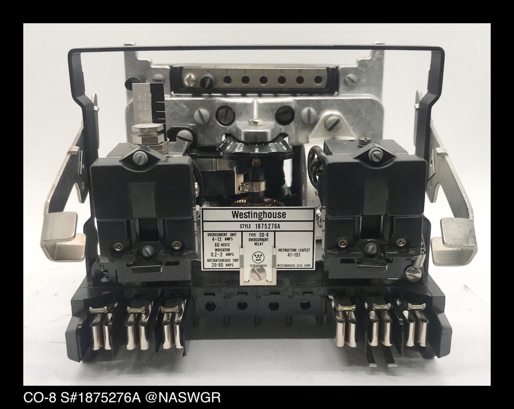 Westinghouse CO-8, 1875276A Overcurrent Relay - 4/12 Amp — North ...