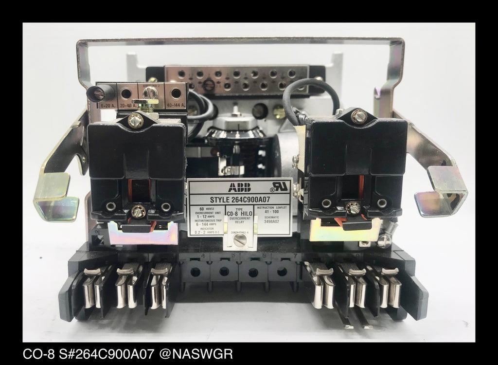 ABB CO-8, 264C900A07 Overcurrent Relay - 1/12 Amp — North American ...