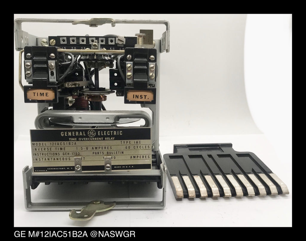 GE 12IAC51B2A Overcurrent Relay - 1.5/6 Amp — North American Switchgear ...