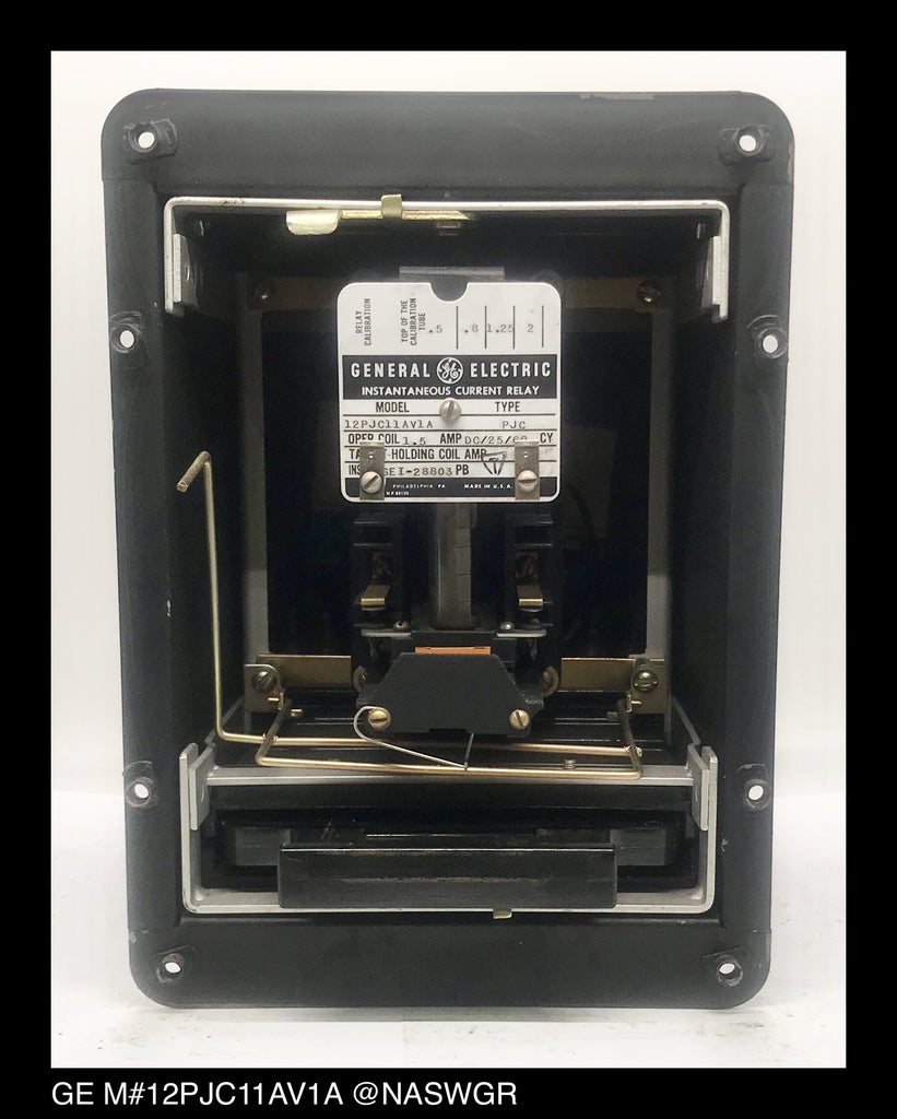 GE 12PJC11AV1A Instantaneous Overcurrent Relay - 1.5 Amp — North ...