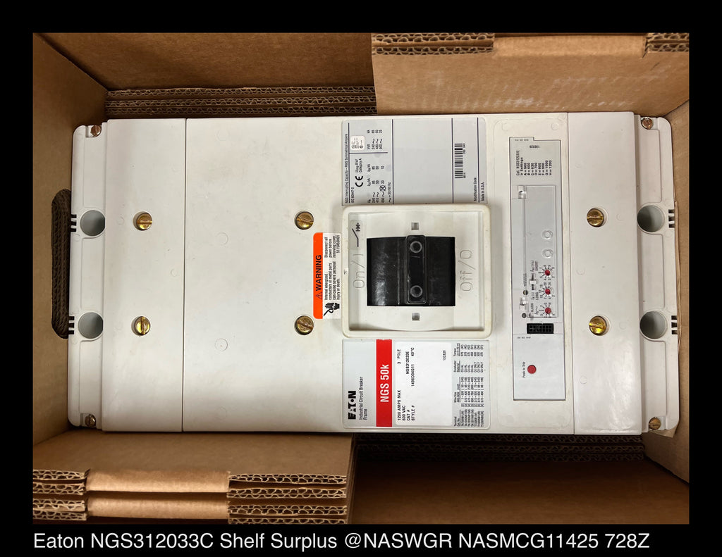 Eaton NGS312033E Molded Case Circuit Breaker - 1200 Amp — North ...
