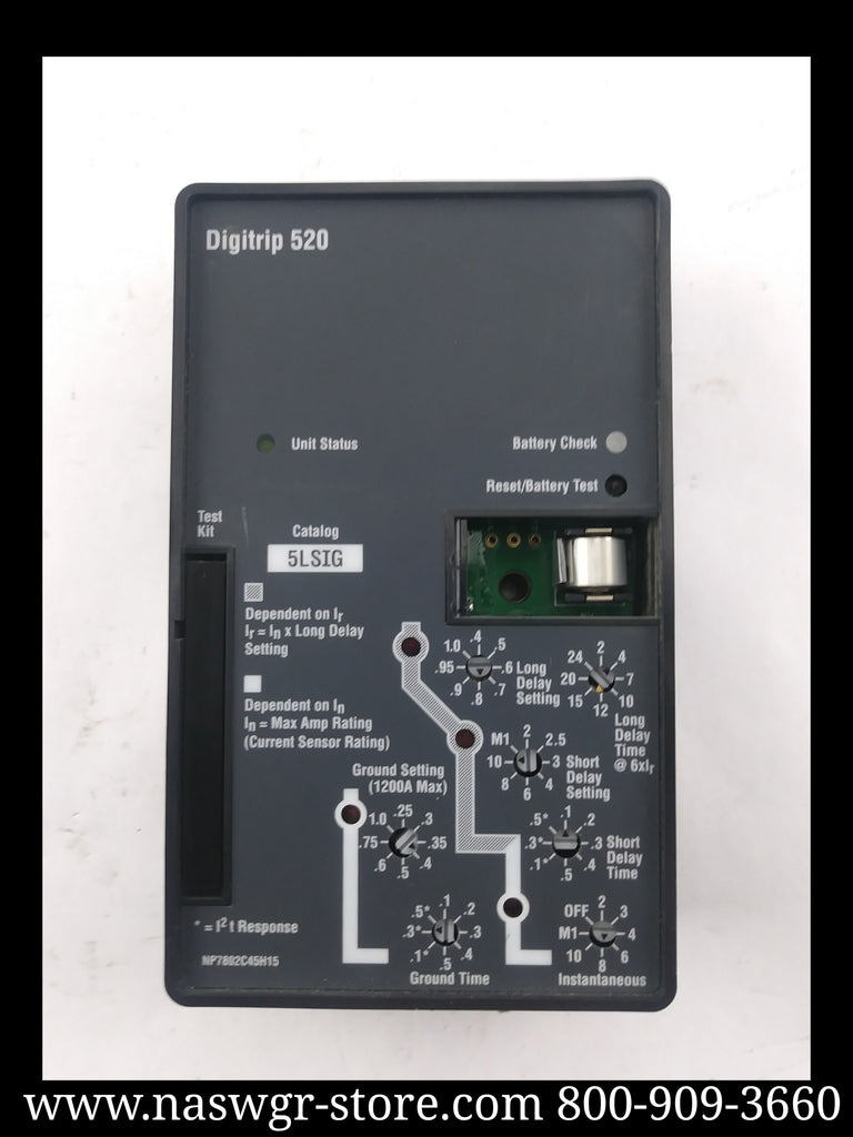 Eaton Digitrip 520 5LSIG Trip Unit - Unused — North American Switchgear ...
