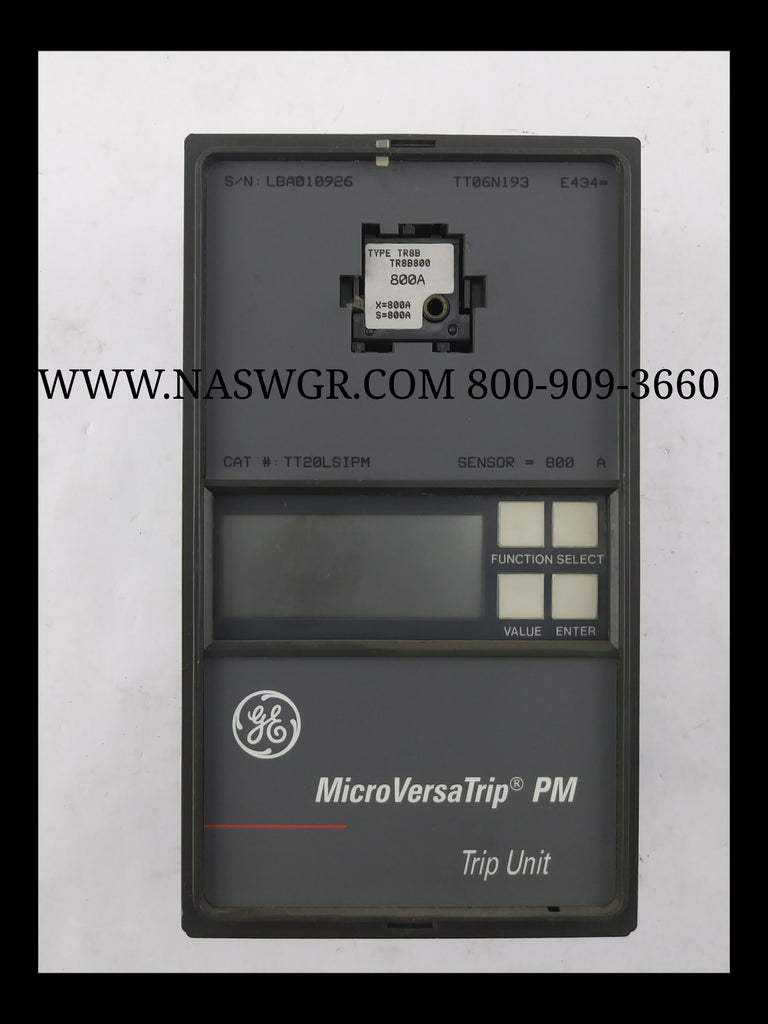 General Electric MicroVersaTrip Trip Unit — North American Switchgear Store