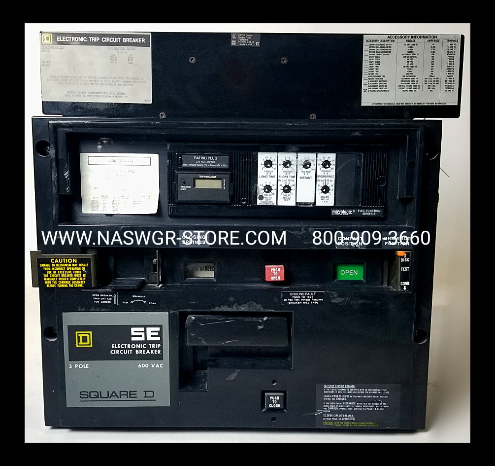 Square D SED36400LSG Circuit Breaker (M/O,D/O) - 400 Amp — North ...