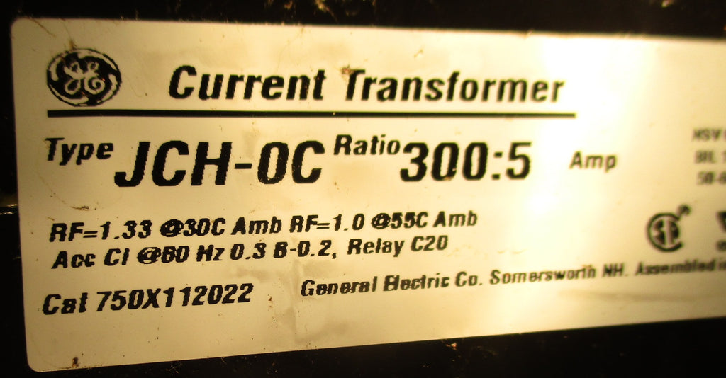 750X112022 - General Electric - JCH-0C Current Transformer — North ...
