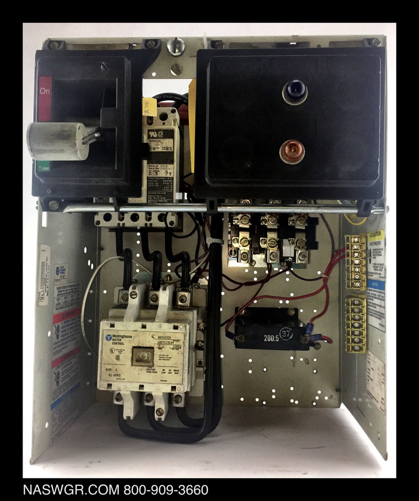 Westinghouse Series 2100/ 5 Star 18" Size 3 Breaker Combination Bucket ...