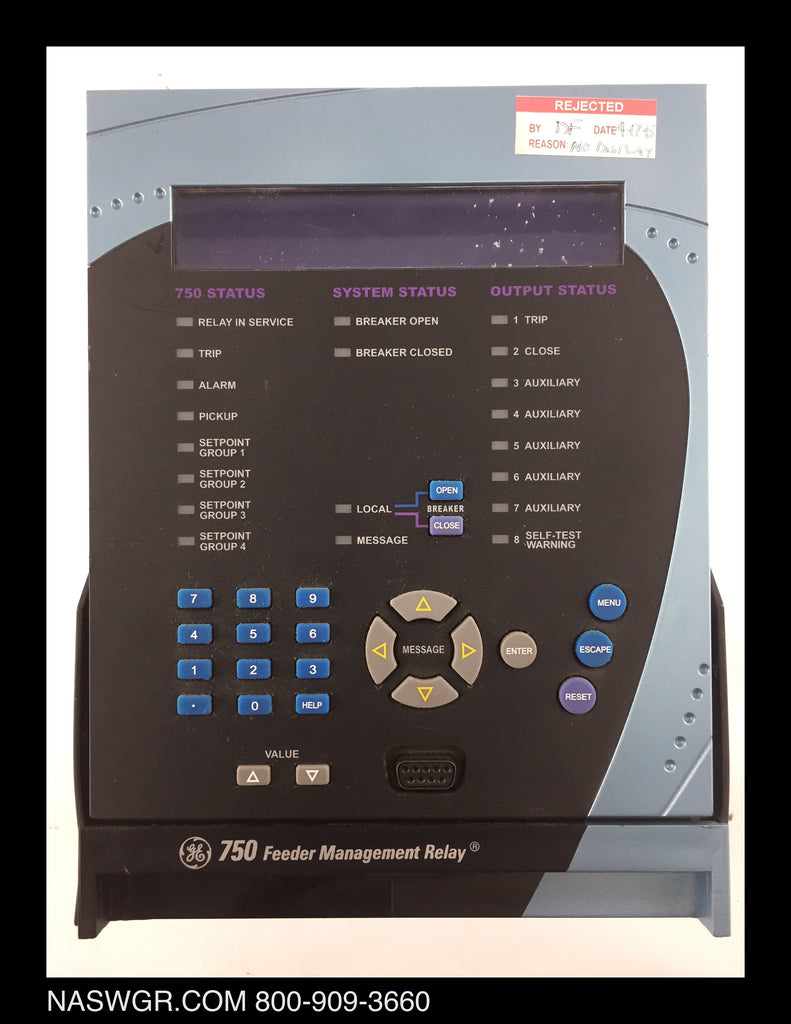 General Electric 750-P5-G5-S5-H1-A20-R-T Relay — North American ...