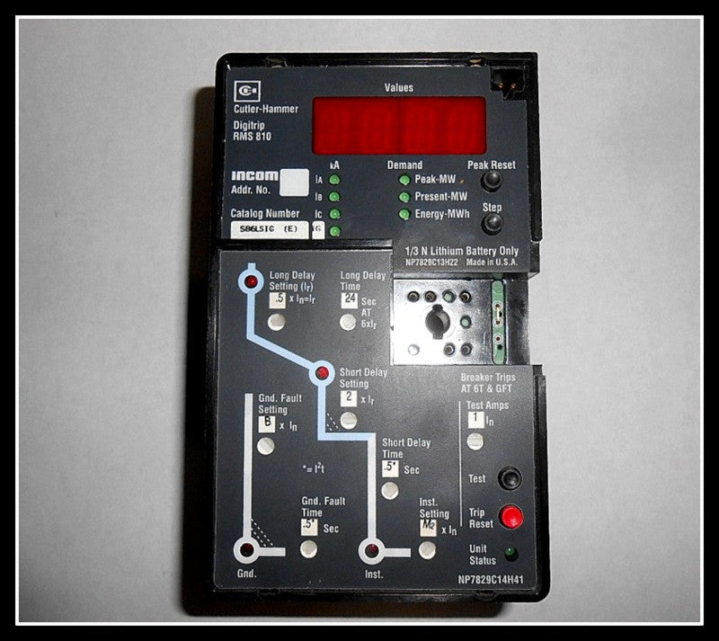 Westinghouse S86LSIG Digitrip RMS 810 Trip Unit — North American ...