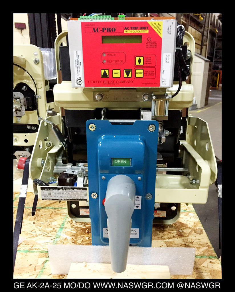 General Electric AK-2A-25-1 Circuit Breaker (M/E/O,D/O) - 600 Amp ...