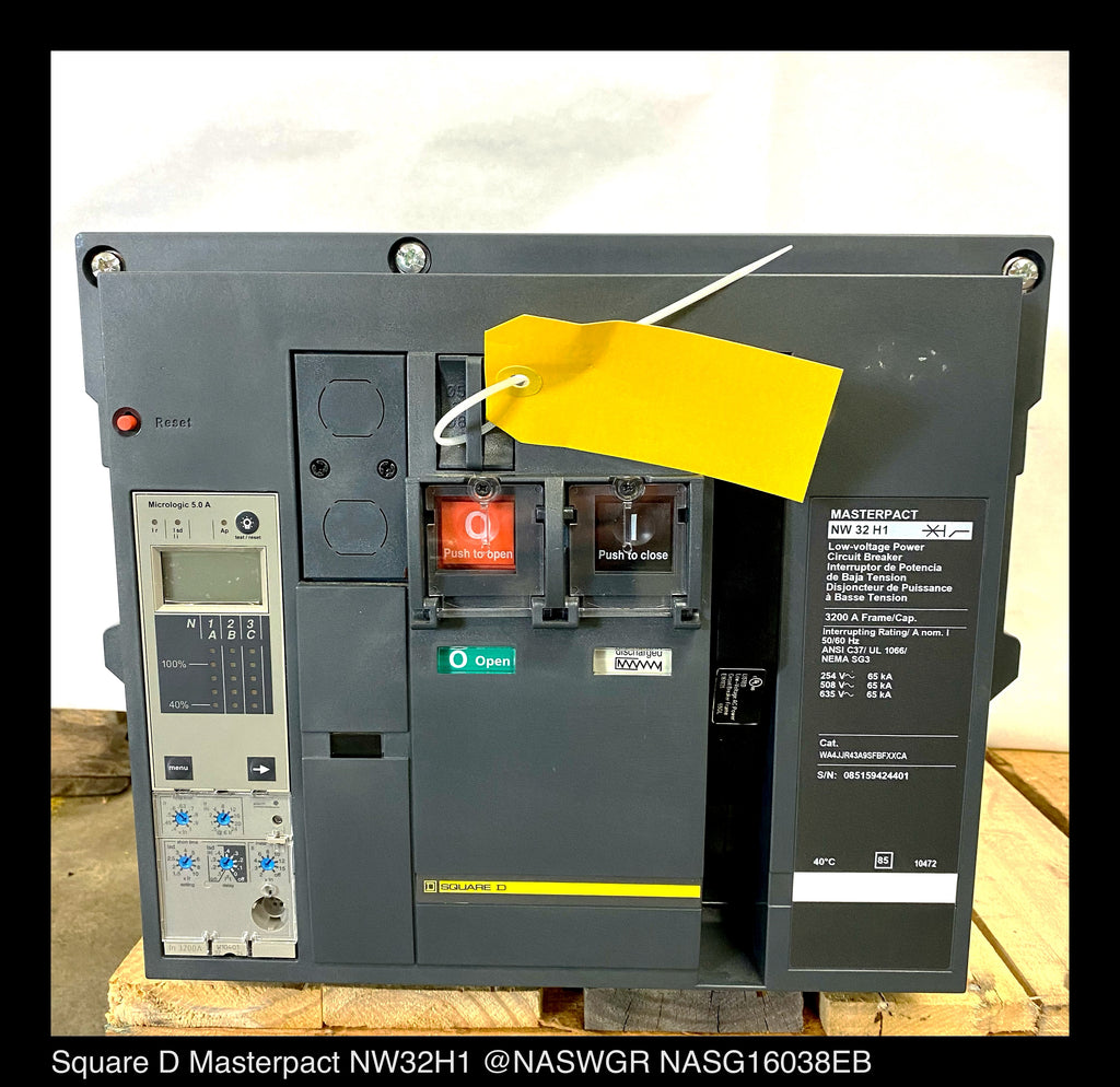 Square D MasterPact NW32H1 Circuit Breaker (E/O,D/O) - 3200 Amp — North ...