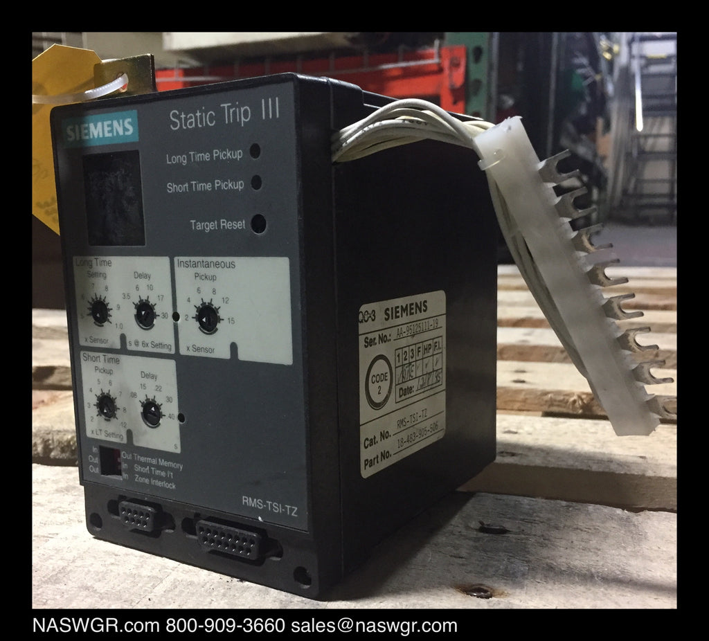 Siemens RMS-TSI-TZ Solid State Device — North American Switchgear Store
