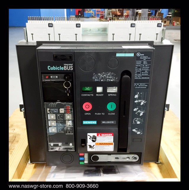 Siemens WL WLL2A316 Circuit Breaker (M/O,D/O) ~ 1000 Amp - Unused Surp ...