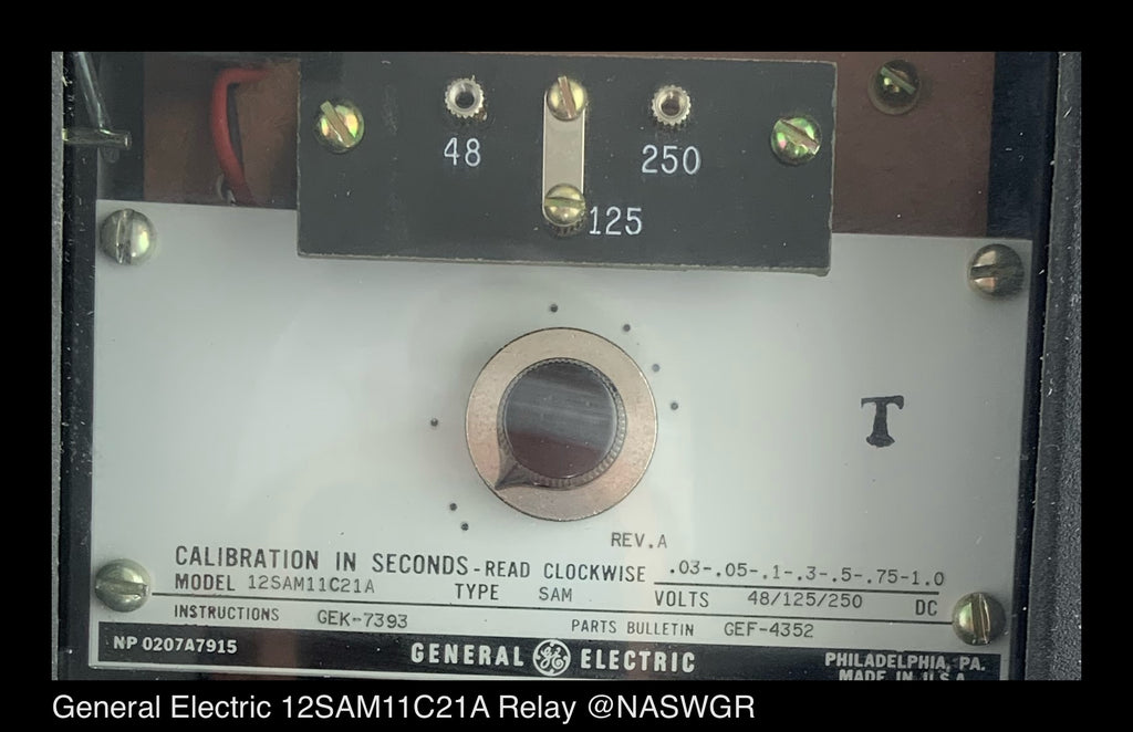 General Electric 12SAM11C21A Relay — North American Switchgear Store