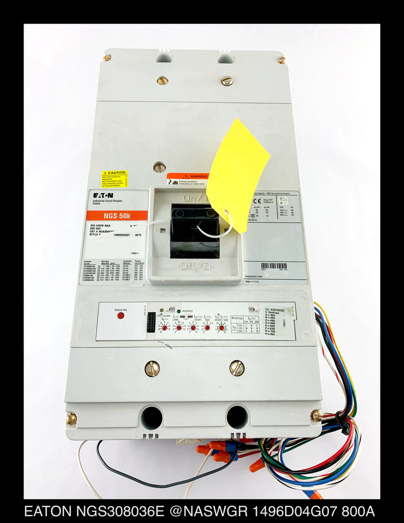Eaton NGS308036E Molded Case Circuit Breaker - 800 Amp — North American ...