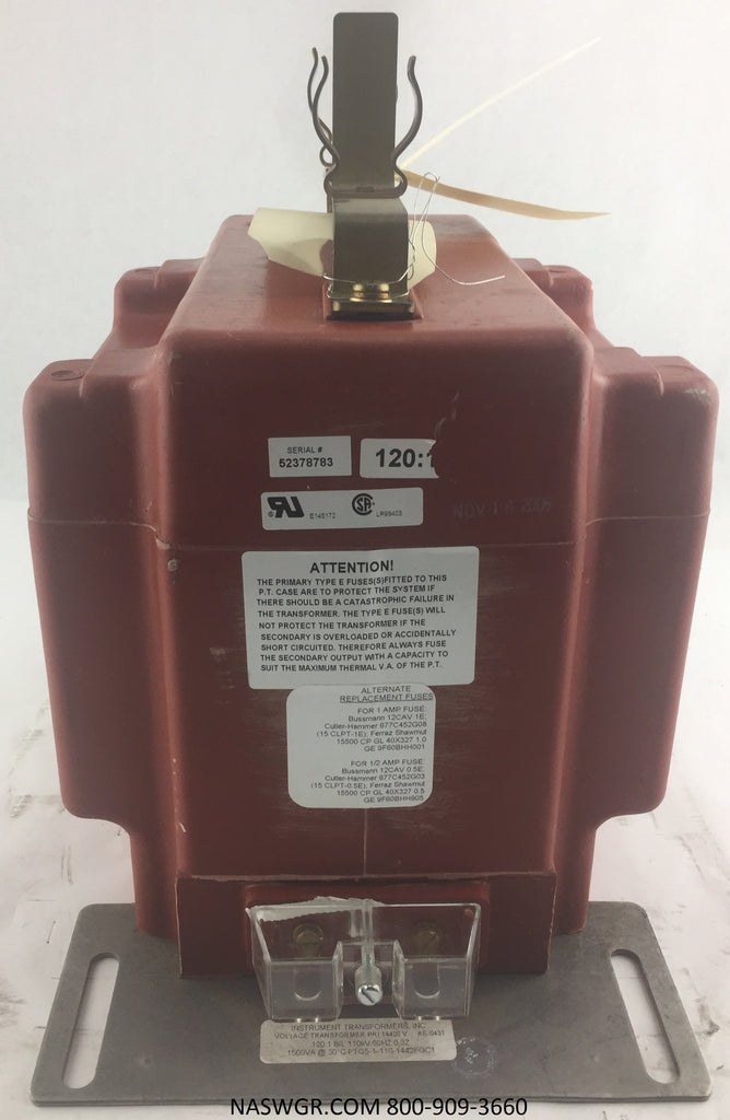 GE PTG5-1-110-1442FGC1 VT ~ ITI PTG5-1-110-1442FGC1 Voltage Transforme ...