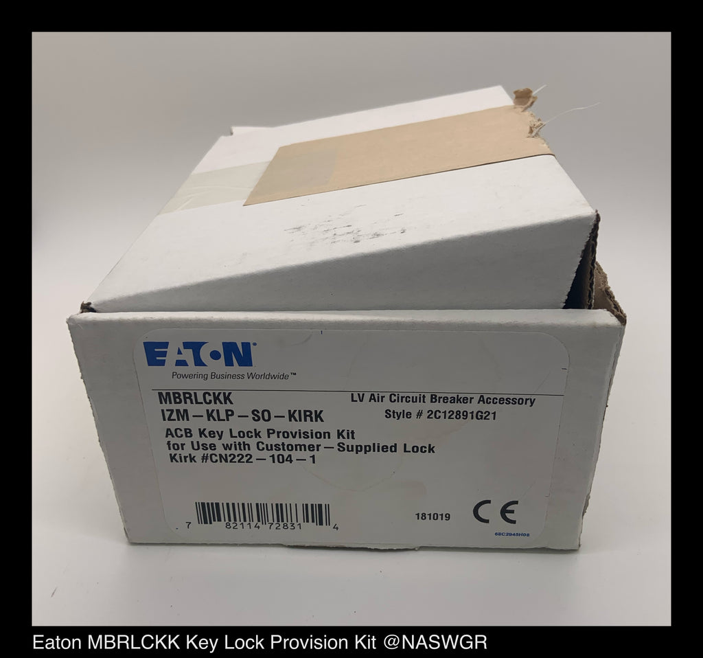 Eaton Magnum MBRLCKK Kirk Key Interlock Kit - Unused Surplus 2C12891G2 ...