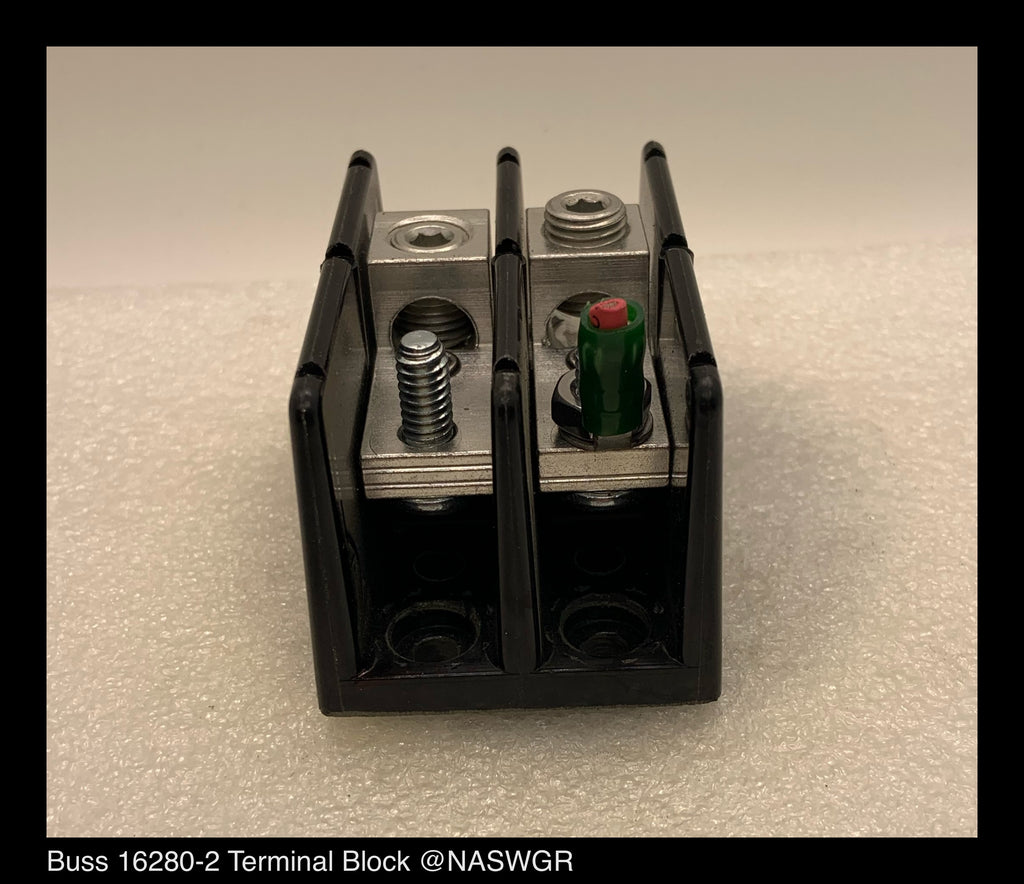 Buss 16280-2 Terminal Block ~ Unused Surplus — North American ...