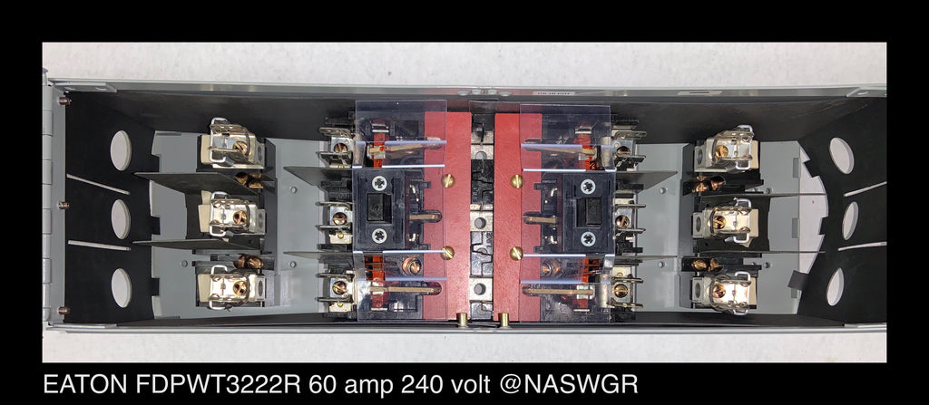 Eaton FDPWT3222R Fusible Panelboard Switch - 60/60 Amp - Unused — North ...