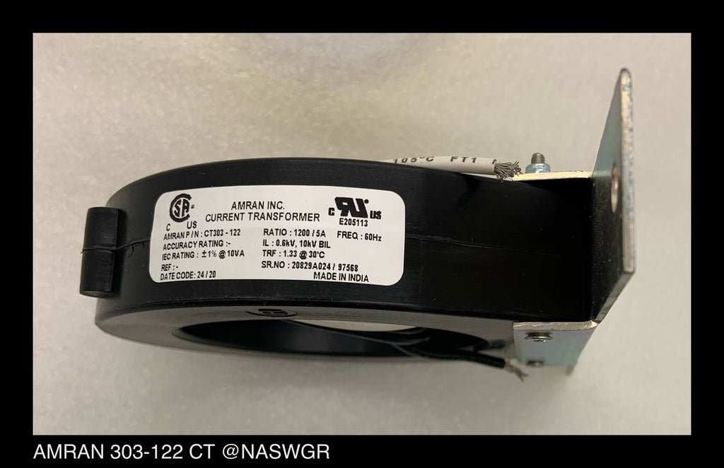 Amran CT303-122 Current Transformer - 1200:5 Amp - Unused — North ...