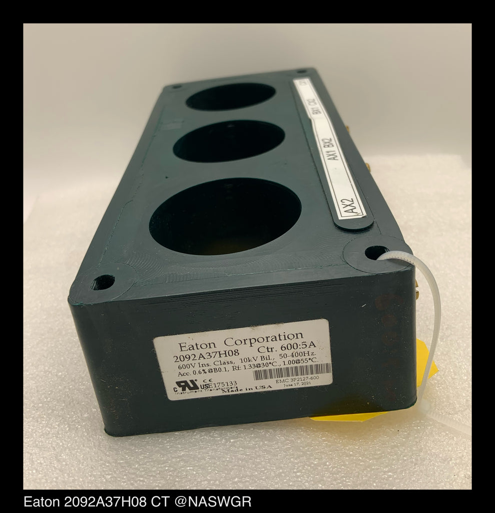 Eaton 2092A37H08 Current Transformer - 600:5 - Unused — North American ...
