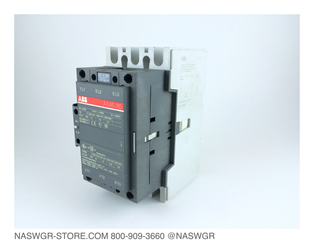 A145-30 ~ ABB A145-30 Contactor ~ 110/120 volt coil 3 pole 600 volt ...