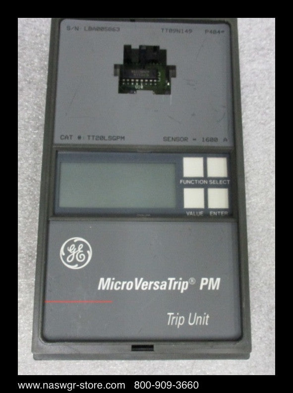GE MicroversaTrip TT20LSG PLUS Programmer — North American Switchgear Store