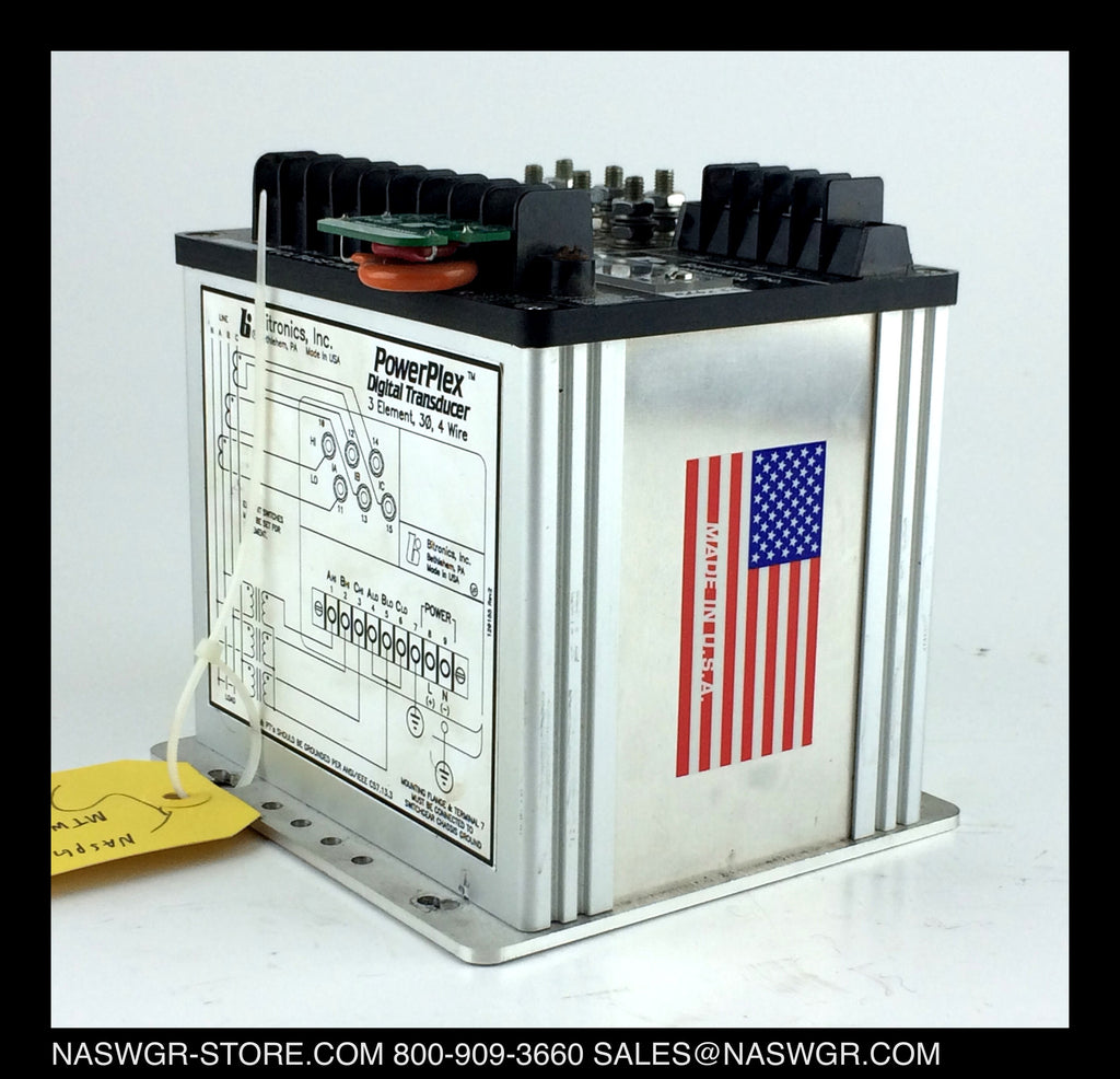 MTWIN3B ~ BITRONICS POWERPLEX DIGITAL TRANSDUCER MODEL MTWIN3B ~ MTWIN ...