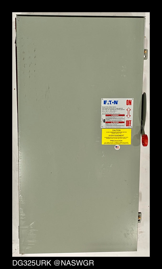 Eaton DG325URK General Duty Safety Switch - 400A/240V/3P/N3R - Unused ...