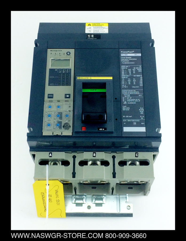 Square D PowerPact PJ400 Circuit Breaker - 400 Amp — North American ...