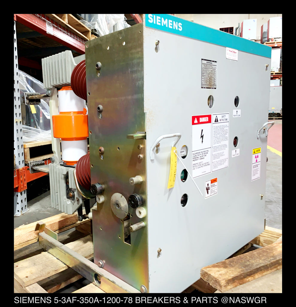 Siemens 5-3AF-350A-1200-78 AC High Voltage Circuit Breaker — North ...