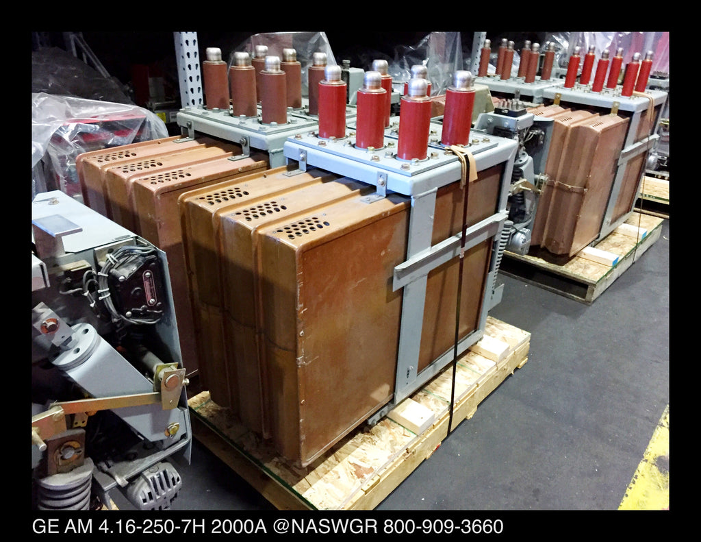 GE Magneblast AM4.16-250-7H Circuit Breaker (E/O,D/O) - 2000 Amp ...