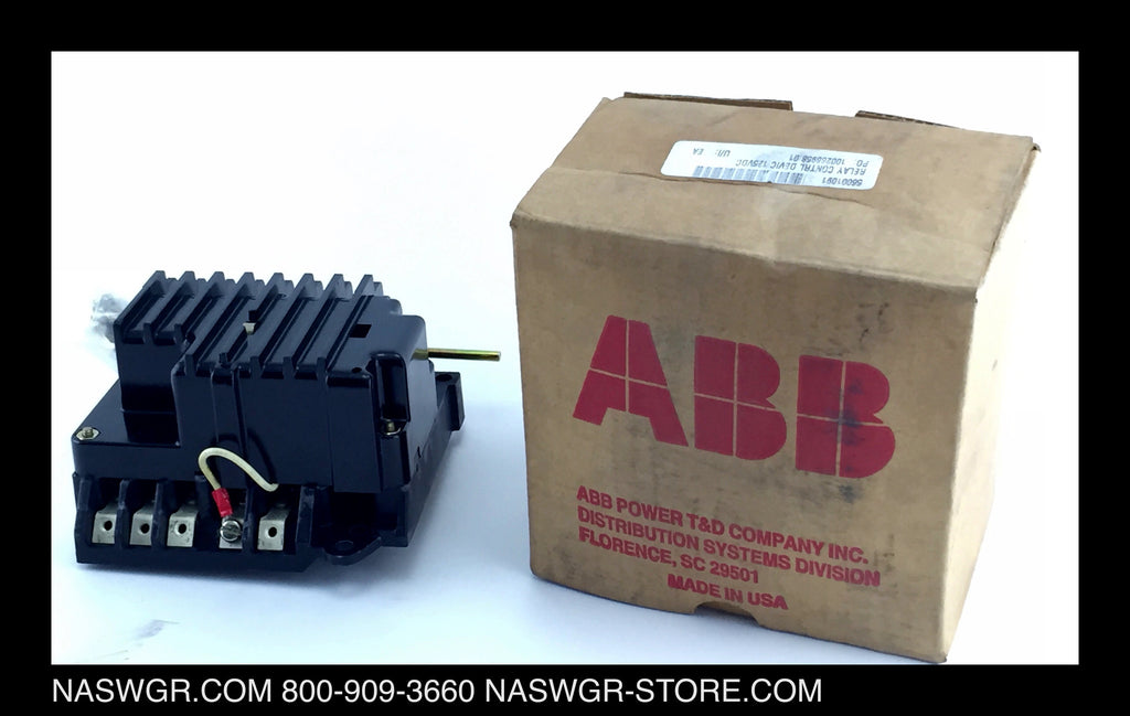 ABB 191921T06 HK Control Relay Device - 125vDC - Unused — North ...