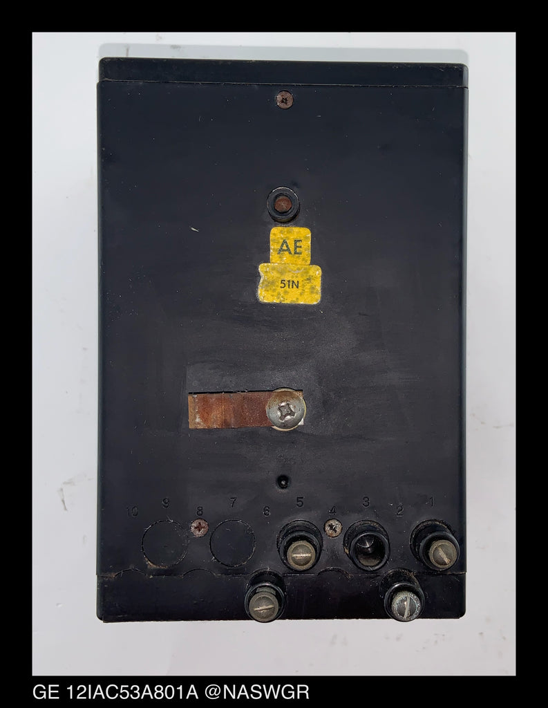 GE 12IAC53A101A Time Overcurrent Relay — North American Switchgear Store