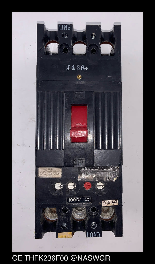 General Electric THFK236F000 Molded Case Circuit Breaker ~ 100 Amp ...