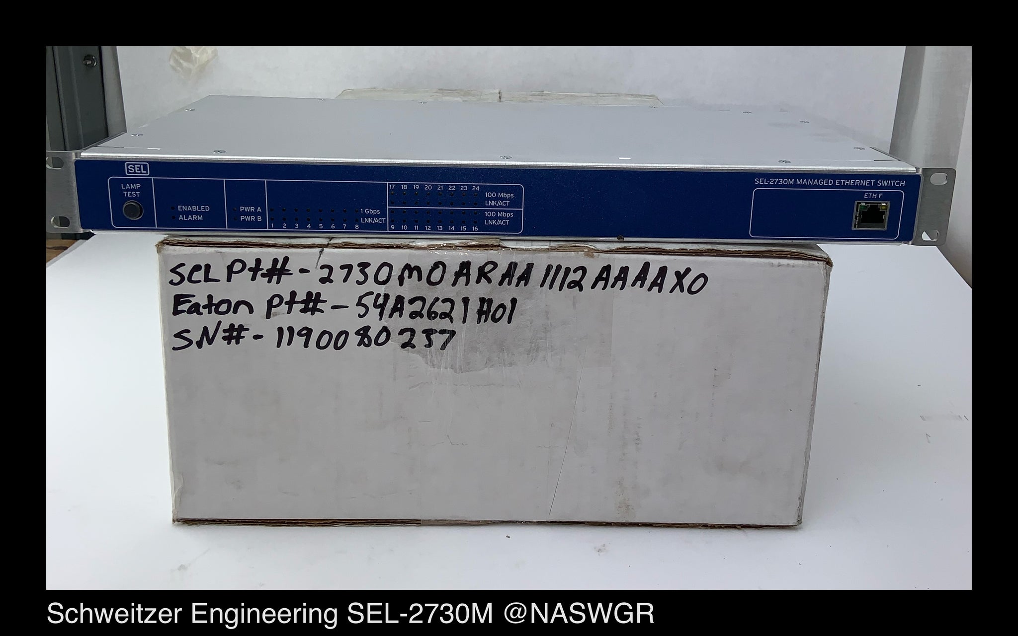 Schweitzer Engineering Laboratories SEL-2730M Relay — North American ...