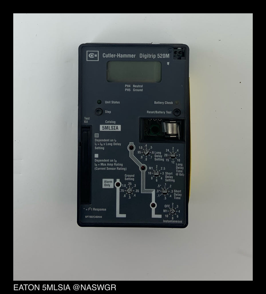 Eaton Digitrip 520M 5MLSIA Trip Unit - Unused Surplus — North American ...