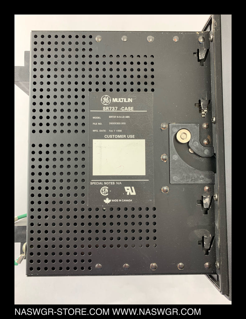 GE Multilin SR737 Relay , SR737-5-5-LO-485 — North American Switchgear ...