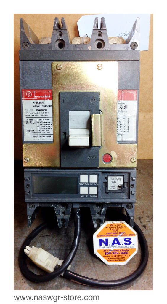 GE Spectra RMS SGLB36BD0150 Circuit Breaker ~ 60 Amp — North American ...