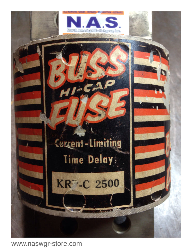 KRP-C 2500 , Buss KRP-C 2500 Hi- Cap Fuse , Current Limiting Time Dela ...