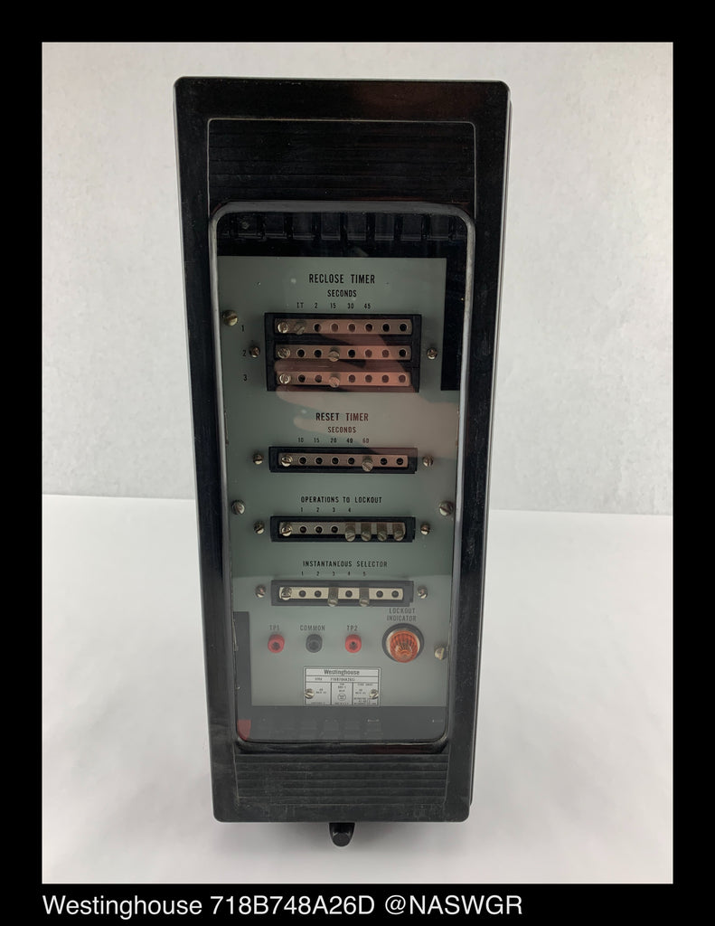 WESTINGHOUSE 718B784A26D DRC-1 RECLOSER RELAY — North American ...