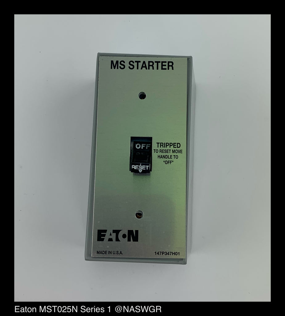 Eaton MST02SN MS Motor Starter - SIZE0/NEMA1 - Unused — North American ...