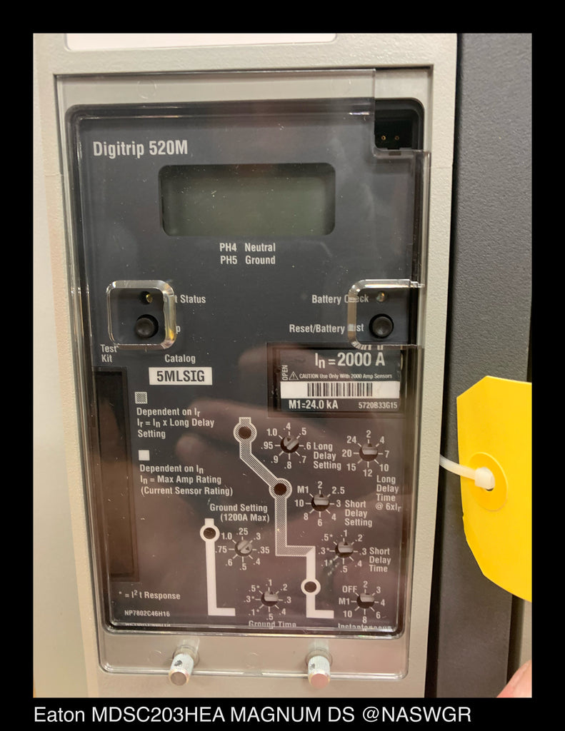 Eaton Magnum DS MDSC20 Circuit Breaker (E/O,B/I) - 2000 Amp - Unused ...