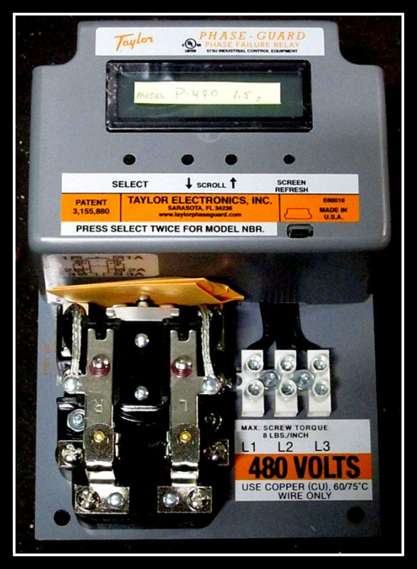 Taylor P-480 Phase Guard Relay — North American Switchgear Store