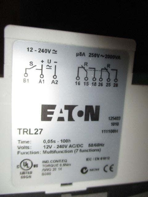 TRL27 - Eaton - TRL27 Time Delay — North American Switchgear Store
