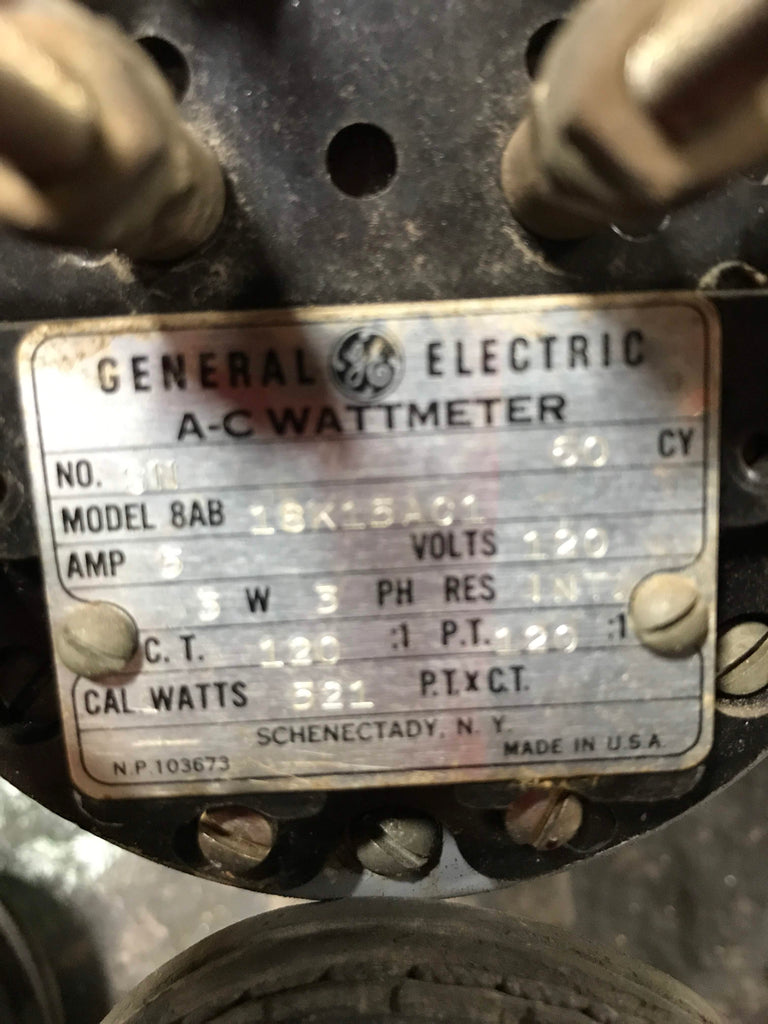 BAB18K15AG1 - General Electric 15 Megawatts Meter — North American ...