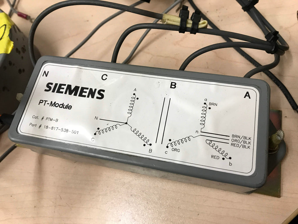 18-817-538-501 Siemens PT Module for Static Trip III Kit — North ...