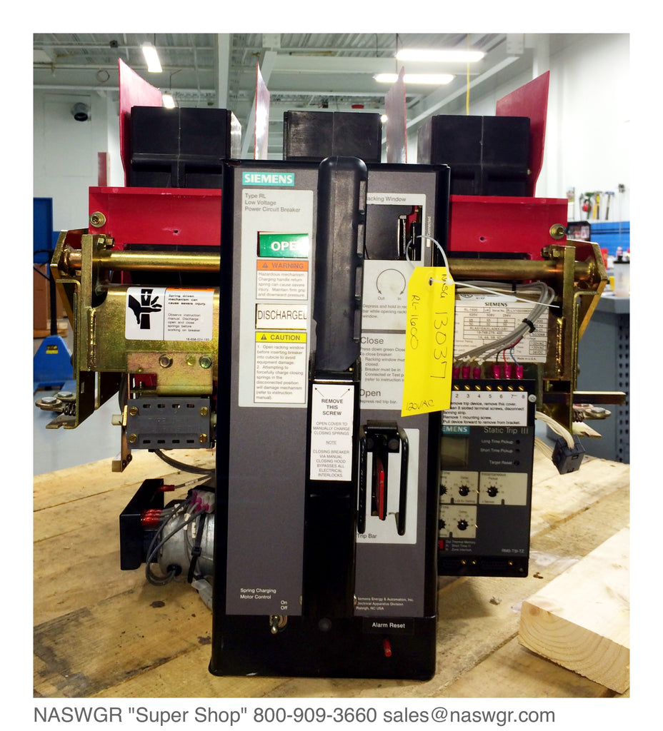 Siemens RL-1600 Circuit Breaker (E/O,D/O) - 1600 Amp — North American ...