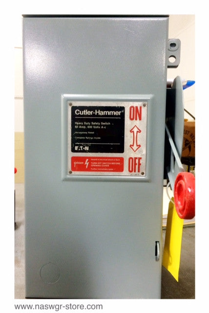 Cutler Hammer DH362FRK Heavy Duty Safety Switch - 60A/600V/3P/N3R ...