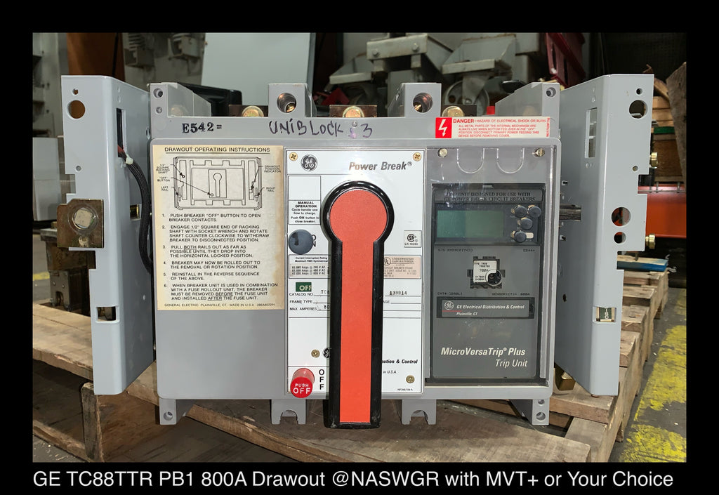 GE TC88TTR PowerBreak Circuit Breaker — North American Switchgear Store